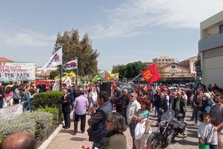 Μαζικές μαχητικές απεργιακές συγκεντρώσεις σε Λαύριο και Ελευσίνα